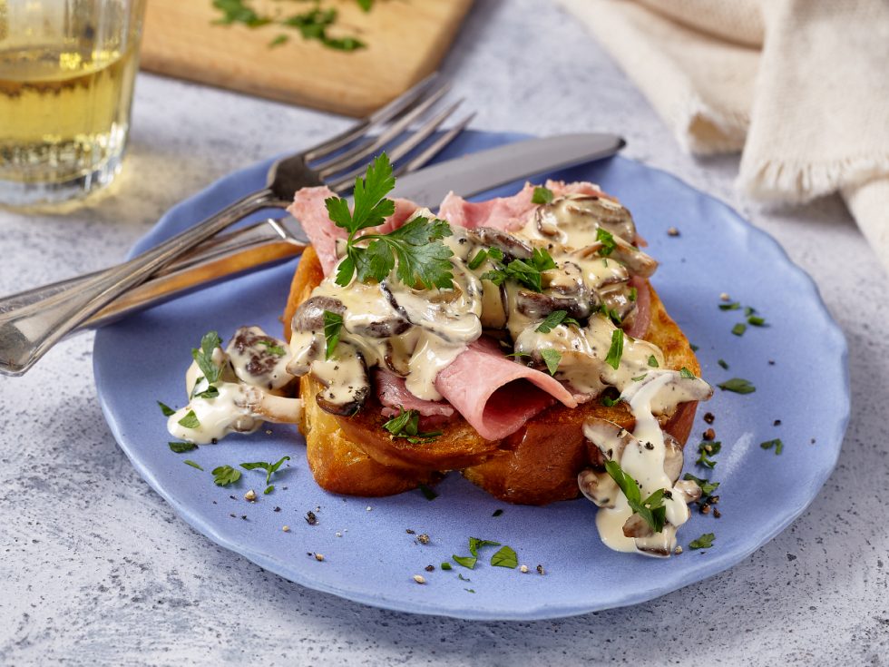 Ham & creamy mushrooms - Helen Browning's Organics